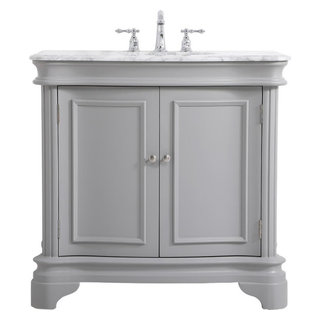 Bathroom Vanity Sink Transitional Single Gray Brush Steel Black Red ...