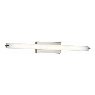 1 Light Linear Bathroom Light Fiture Approved for Damp Locations - Transitional - Transitional ...