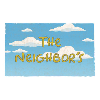 Welcome Mat, ''Homer Is My Neighbor'' - Contemporary - Doormats - by ...