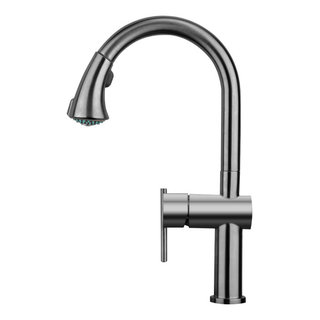 Waterhaus Lead Free Solid Stainless Steel Single-Hole Faucet ...