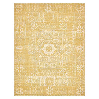 Traditional Kasha Sunshine Area Rug, 9'x12' - Contemporary - Area Rugs ...