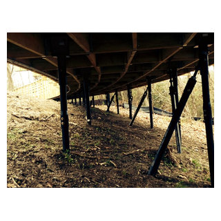 Columbus Boardwalk helical piles, tiebacks and Bridge abutments with ...