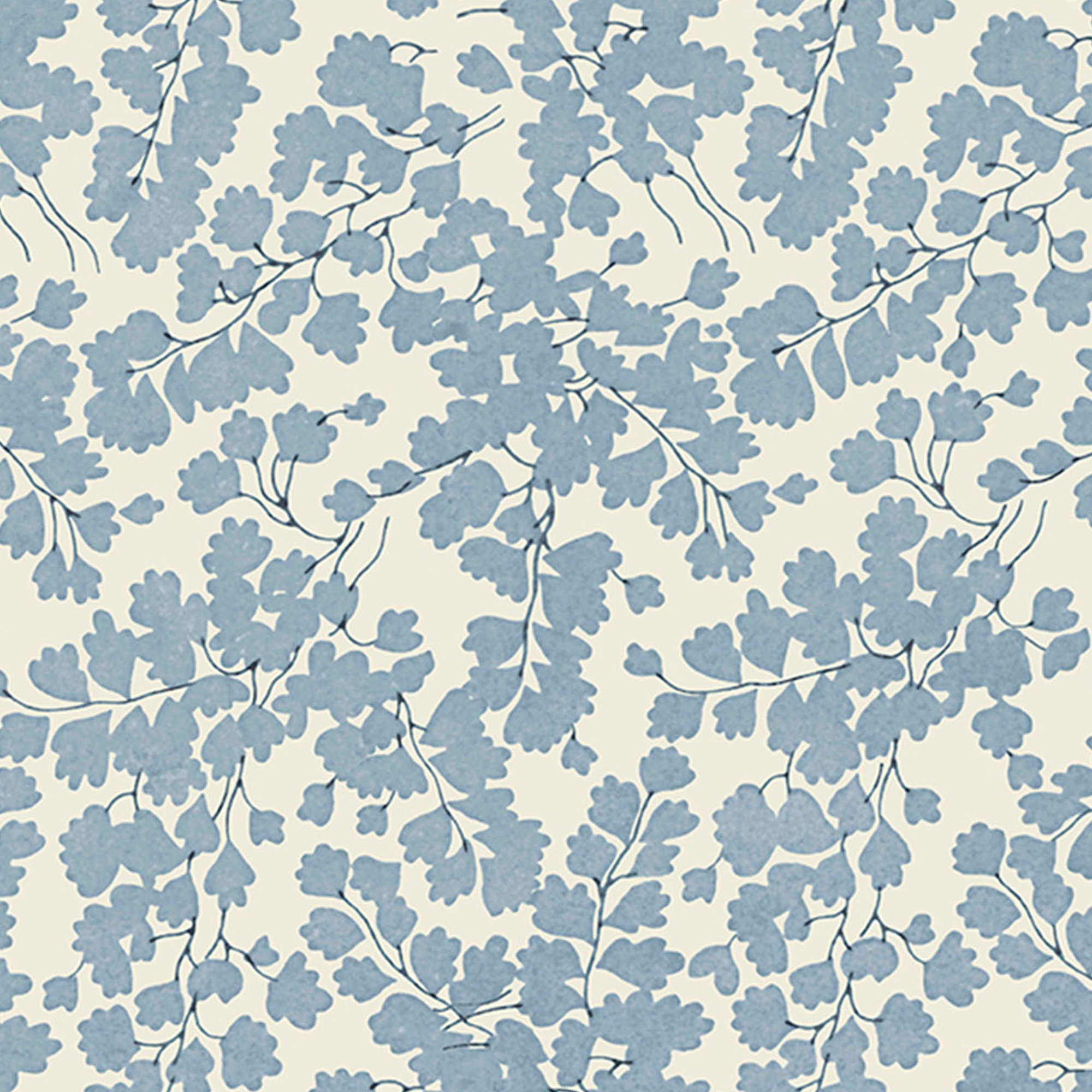 Laura Ashley Cariad Spray Newport Blue Wallpaper - Contemporary - Wallpaper - by Graham & Brown ...