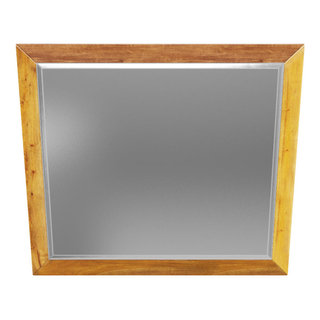 Flynn Mid Century Modern Mirror, Acorn - Midcentury - Wall Mirrors - by ...