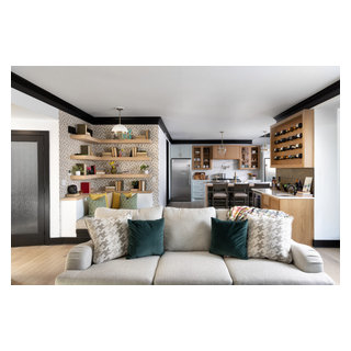 Manor Makeover: Living Room/Kitchen - Living Room - Kansas City - by ...