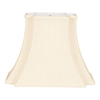 Rectangle Bell Inverted Corner Designer Lampshade, Beige, (9x7)x(16x10 ...