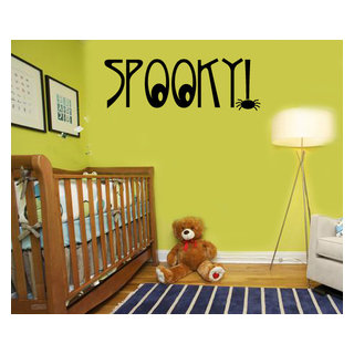 Spooky Vinyl Wall Decal hd132, 12 in. - Contemporary - Wall Decals - by ...