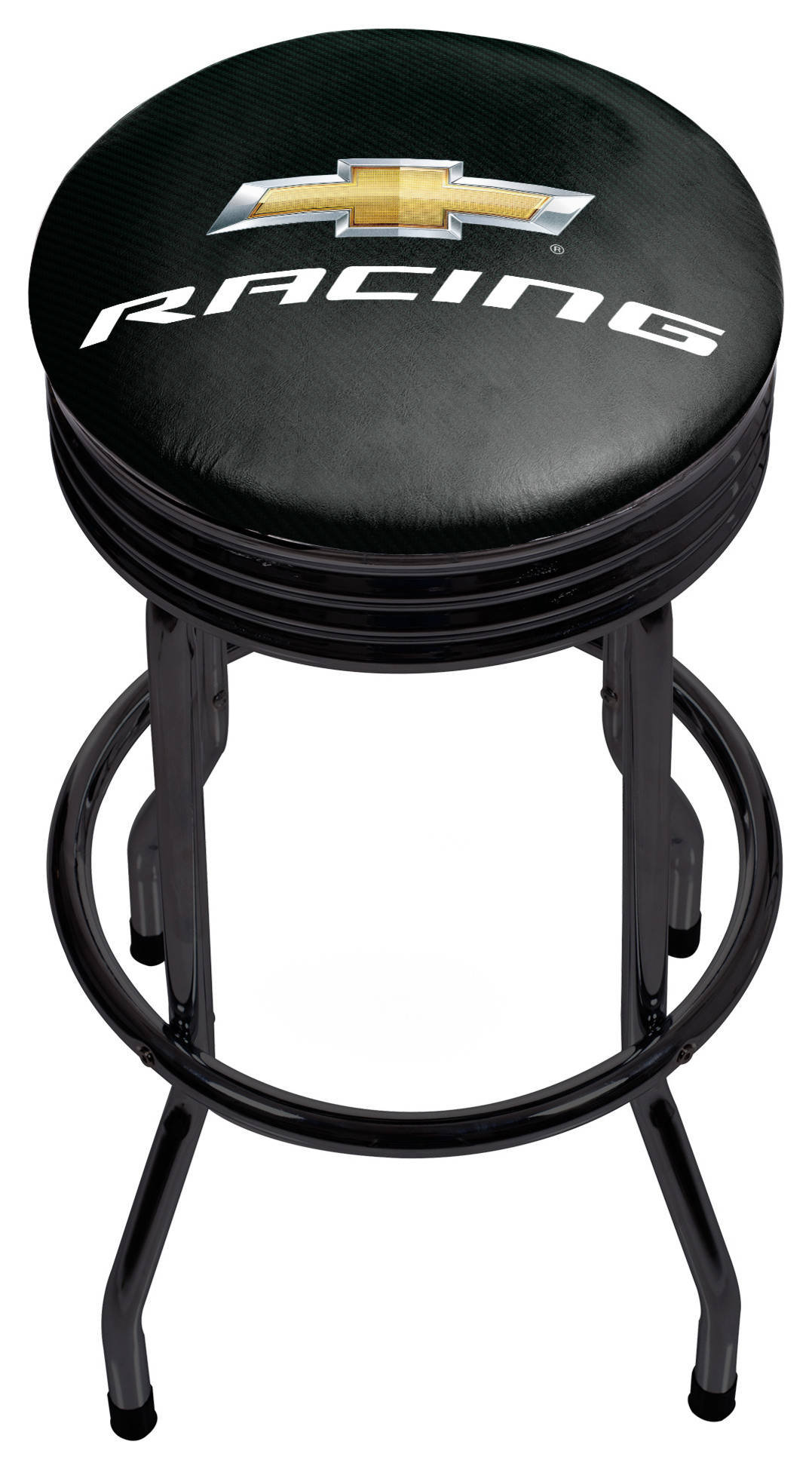 Chevrolet Black Ribbed Bar Stool, Chevy Racing - Contemporary - Bar ...