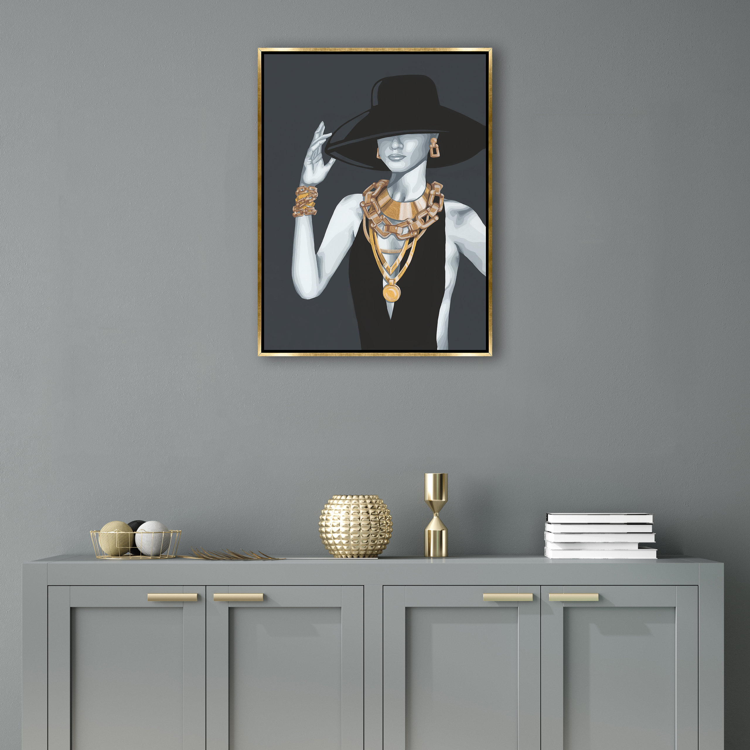 Gaudy, 36 x 50 - Contemporary - Prints And Posters - by Chelsea Art ...