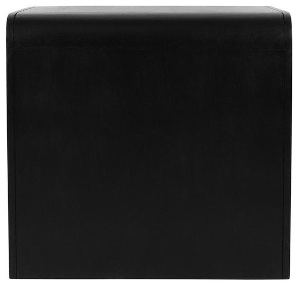 Brooklyn Mid-Century Modern Solid Wood Square Waterfall Curved End ...