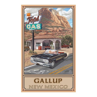 by Artist Paul A. Lanquist Gallup New Mexico Art Print, 24"x36 ...