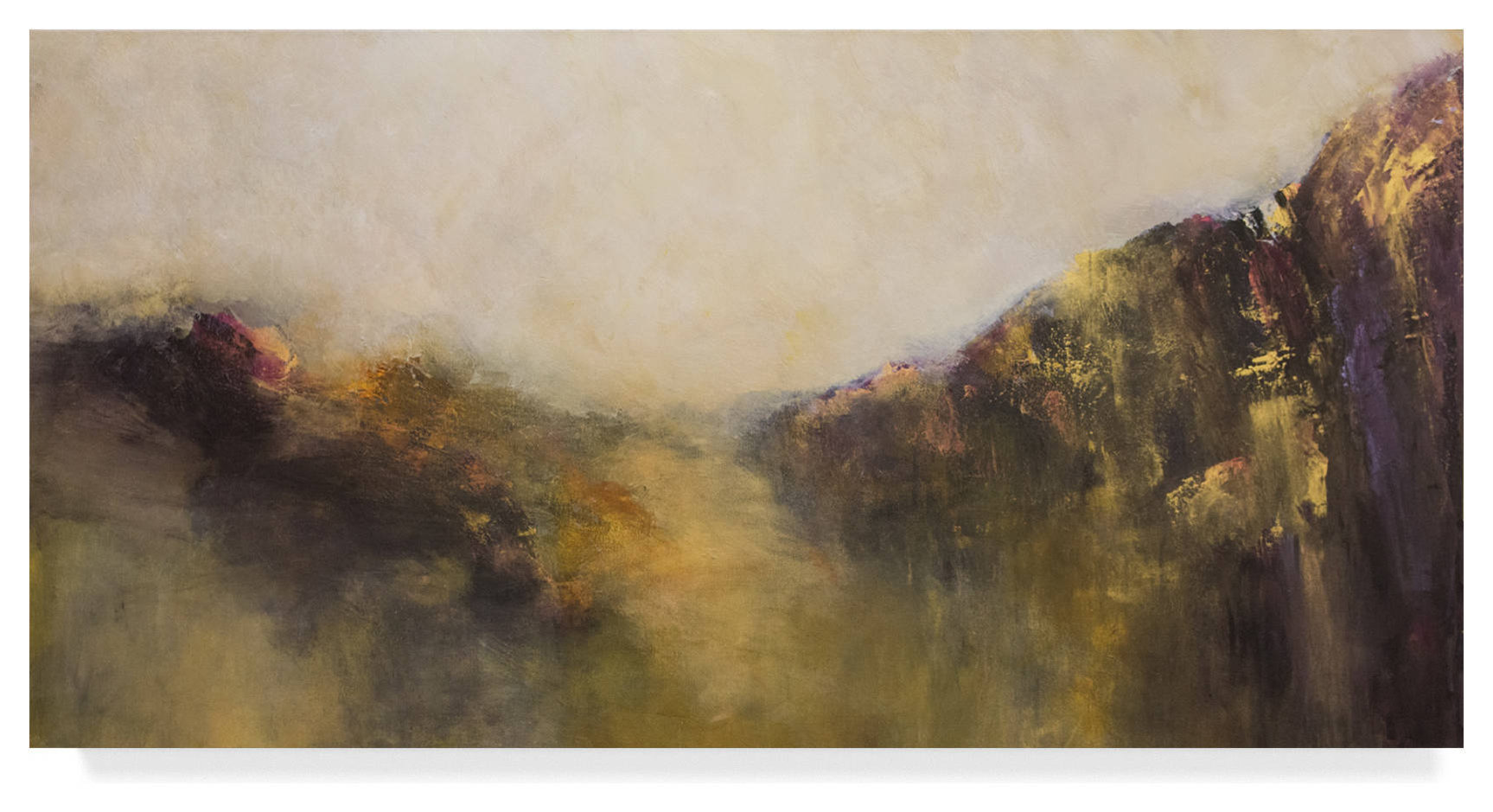Aleta Pippin 'Long View' Canvas Art, 24"x47" - Contemporary - Prints ...
