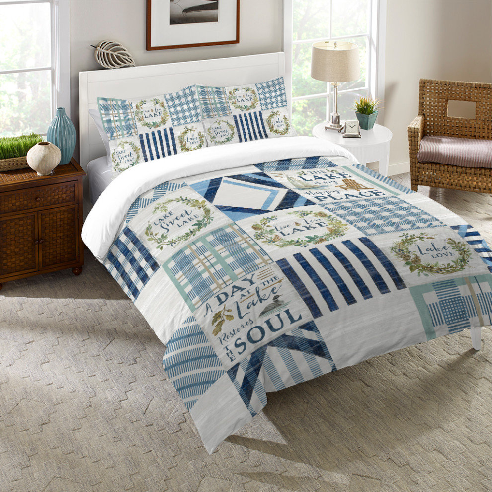 Lakeside Retreat King Comforter, King - Rustic - Comforters And ...
