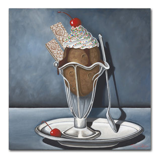 Ryan Rice Fine Art 'Sweet Potato Pi' Canvas Art, 18"x 18 ...