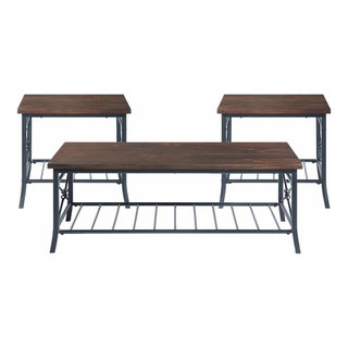 Picket House Furnishings Percy 3PC Occasional Table Set - Industrial ...