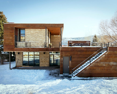 Best Industrial Exterior Home Design Ideas & Remodel Pictures | Houzz