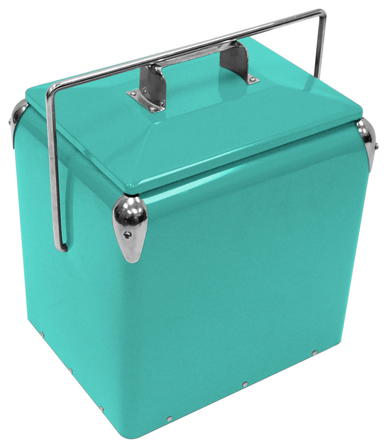 Retro Vintage 13L Cooler Teal, Aqua - Contemporary - Coolers And Ice ...