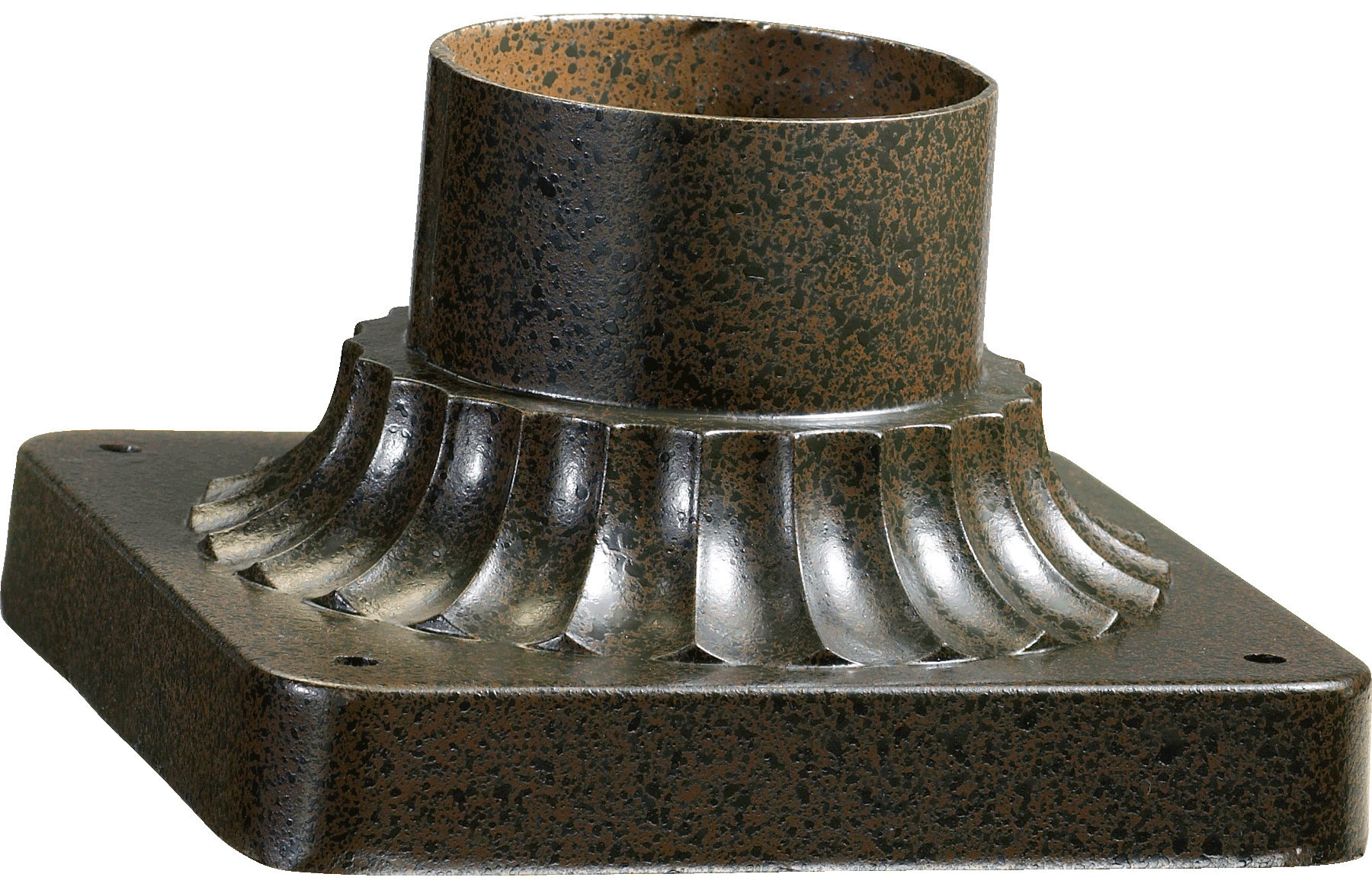 Square Post Adapter Post, Oiled Bronze - Traditional - Lighting ...