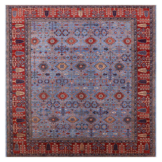 Ahgly Company Indoor Rectangle Mid-Century Modern Area Rugs, 5' x 7', 4 ...