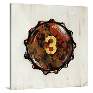 Pop Caps I Wrapped Canvas Art Print, 24"x24" - Contemporary - Prints ...