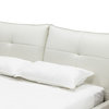 Modrest Patrick Modern White Leather Bed, Queen - Transitional ...