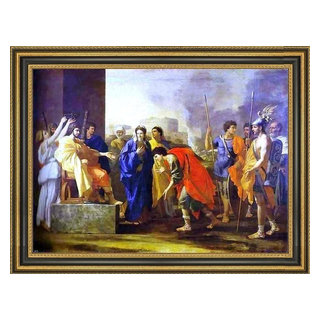 Nicolas Poussin The Noble Deed of Scipio Framed Premium Canvas Print ...