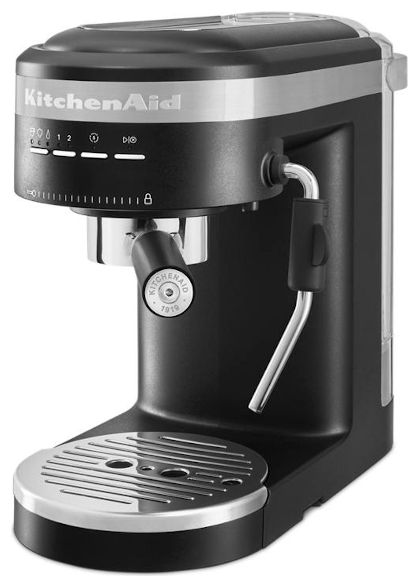 KitchenAid Black Matte Semi Auto Espresso Machine - Transitional ...