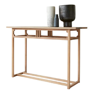 French Walnut Console Table | Tikamoon Clovis - Transitional - Console ...