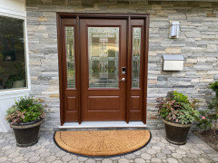 Off-center front door