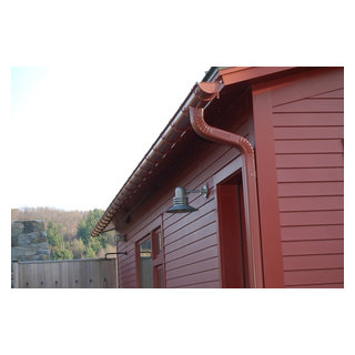 Modern Farmhouse Gutters - Farmhouse - Boston - by Northeast Seamless ...
