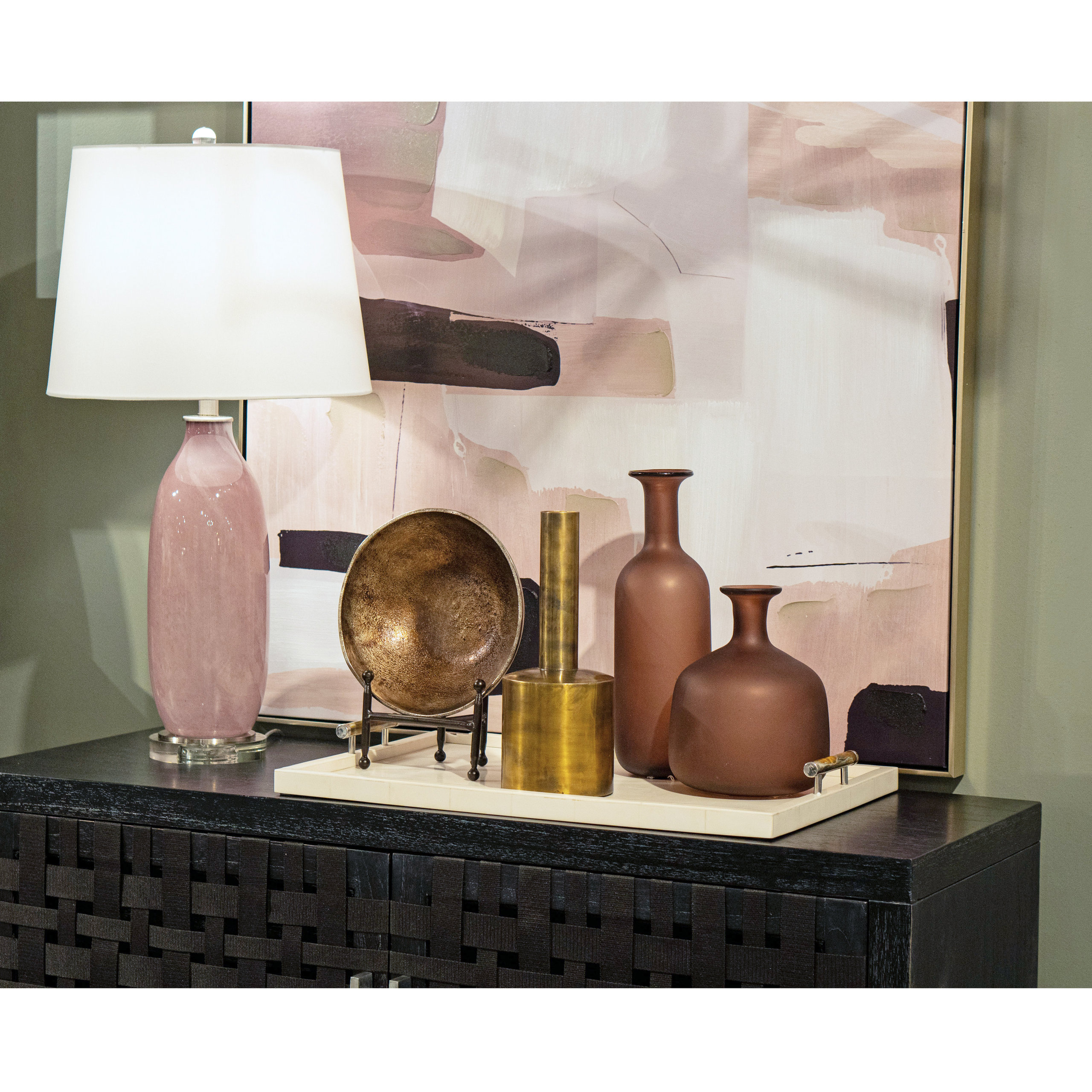 Ivory Tray - Transitional - Serving Trays - by ELK Group International ...