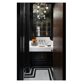 Our Work - French Country - Powder Room - Denver - by Instone Granite ...