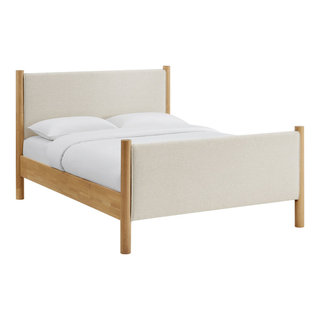 Maven Full Size Fabric Upholstered Platform Bed - Transitional ...