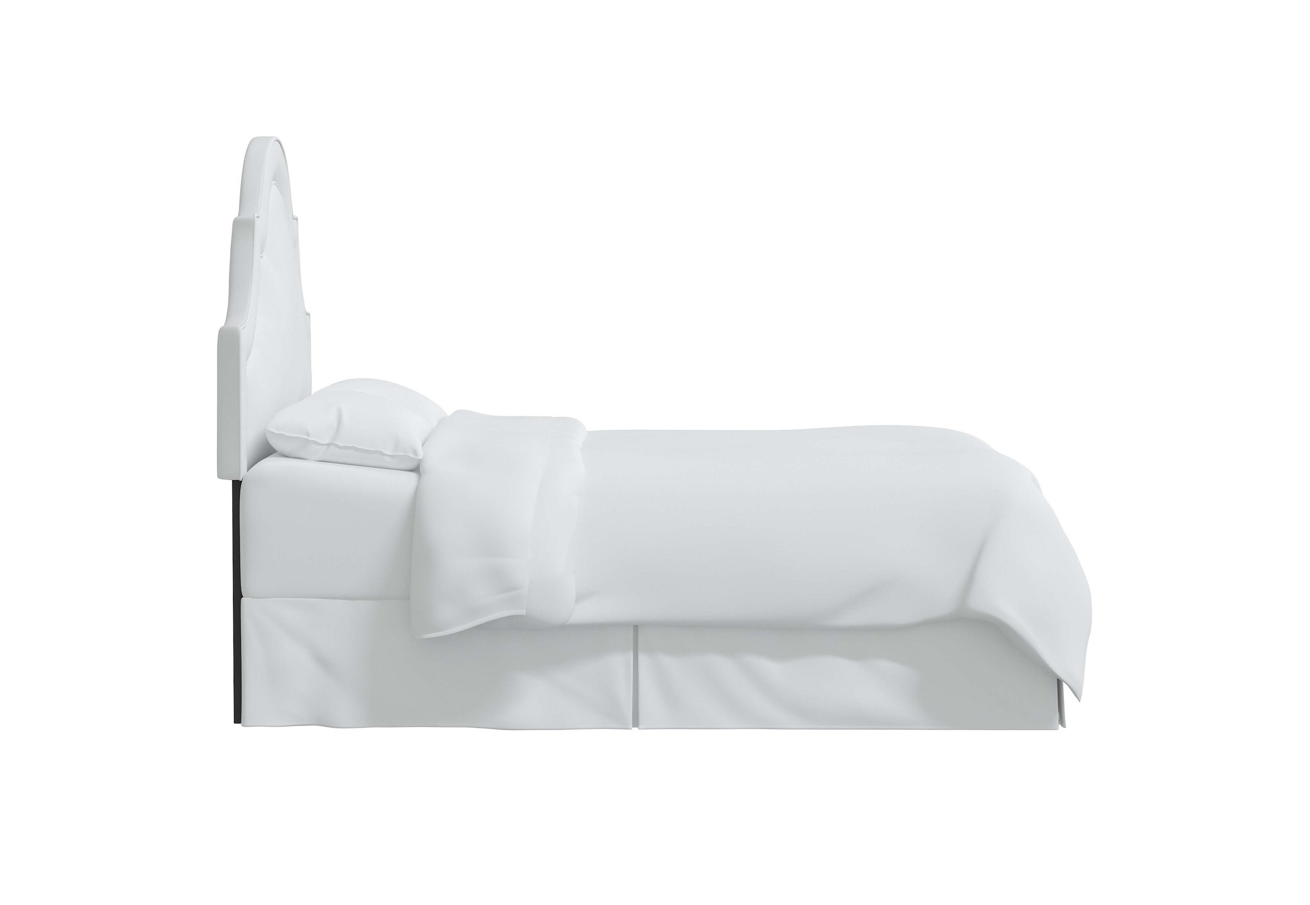 High Arched Headboard With Border, Full - Transitional - Headboards ...