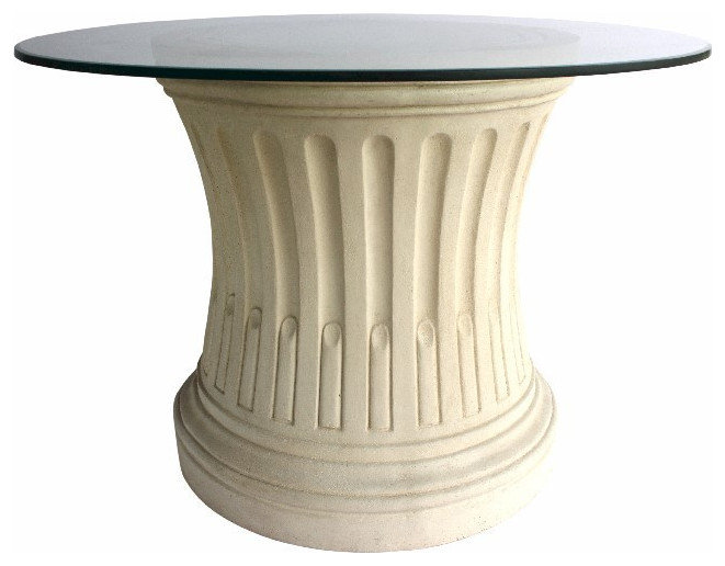 Anderson Teak TB-R2829-42 Louis XVI Round Fluted Table - Traditional ...