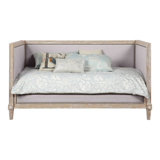 Acme Charlton Daybed Twin Size Weathered Oak - Farmhouse - Daybeds - by AMOC | Houzz
