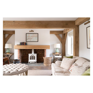 Chiltern Oak Frame Cottage - Country - Living Room - Wiltshire - by ...