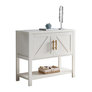 Duquette 2-Door Modern Storage Console Table - Transitional - Console ...