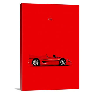 "Ferrari F50" Wrapped Canvas Art Print, 12"x16" - Contemporary - Prints ...