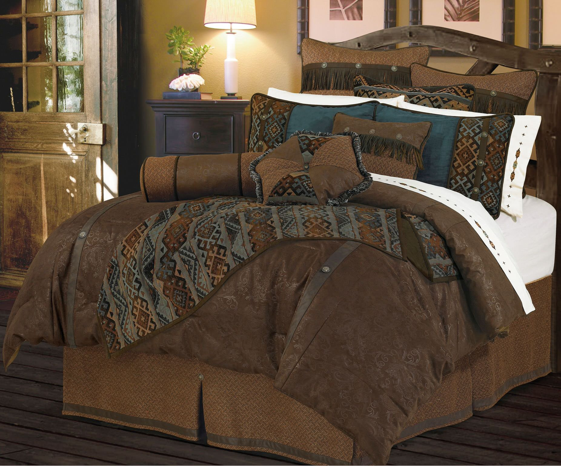 Del Rio Comforter Set, Super King - Southwestern - Comforters And ...