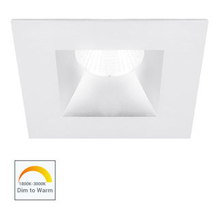 Oculux 3.5" LED Square Open Reflector Spot 3000K With Warm Dim-Light ...