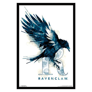 Harry Potter Ravenclaw Illustrated Poster - Contemporary - Prints And ...