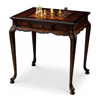Traditional Cherry Game Table - Traditional - Game Tables - by ...