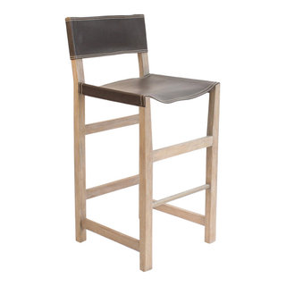 Counterstool Taura, Chocolate Single Back Panel - Transitional - Bar ...