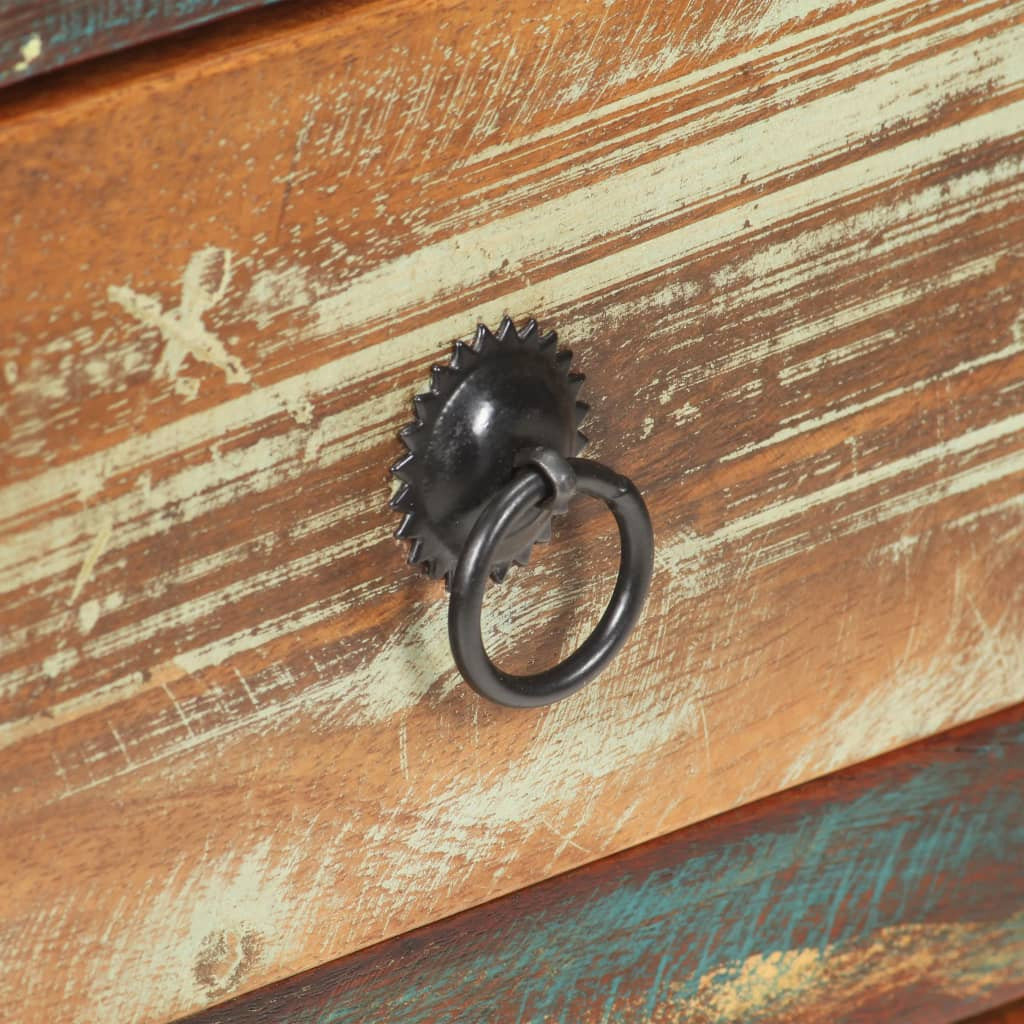 vidaXL Highboard Floor Storage Cabinet Accent Cabinet Solid Reclaimed ...