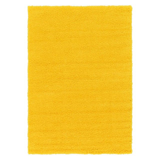Solid/Striped Sybil Sunshine Area Rug, 6'x9' - Contemporary - Area Rugs ...