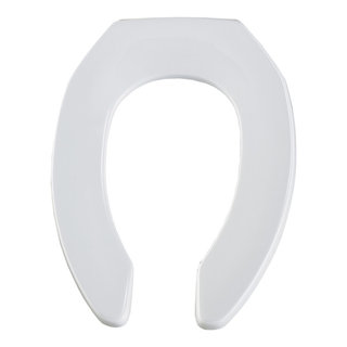 Bemis 1955SSCT Elongated Commercial Plastic Open Front Toilet - Toilet ...