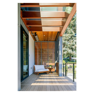 Cherry Crest Custom Home - Modern - Balcony - Seattle - by STRATA ...