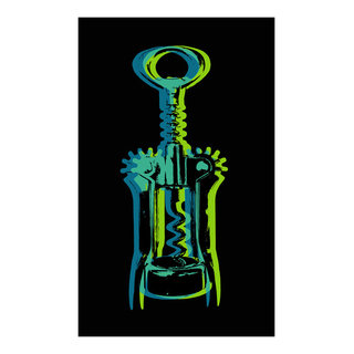 Corkscrew Pop Art, 24x40 Stretched - Contemporary - Prints And Posters ...