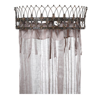 Metal Curtain Crown - Mediterranean - Curtains - by Olive Grove | Houzz